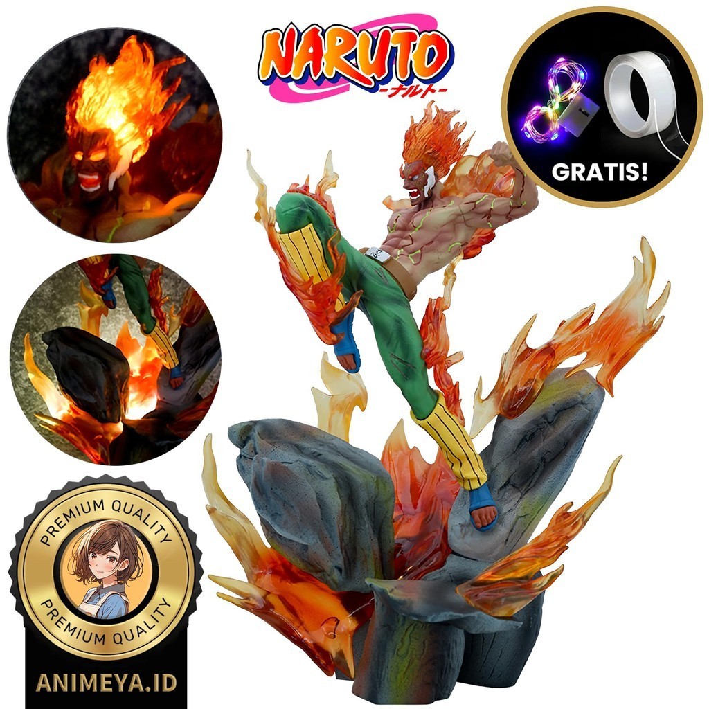 Jual Action Figure Statue Naruto Shippuden Mighty Guy Sensei Hachimon ...