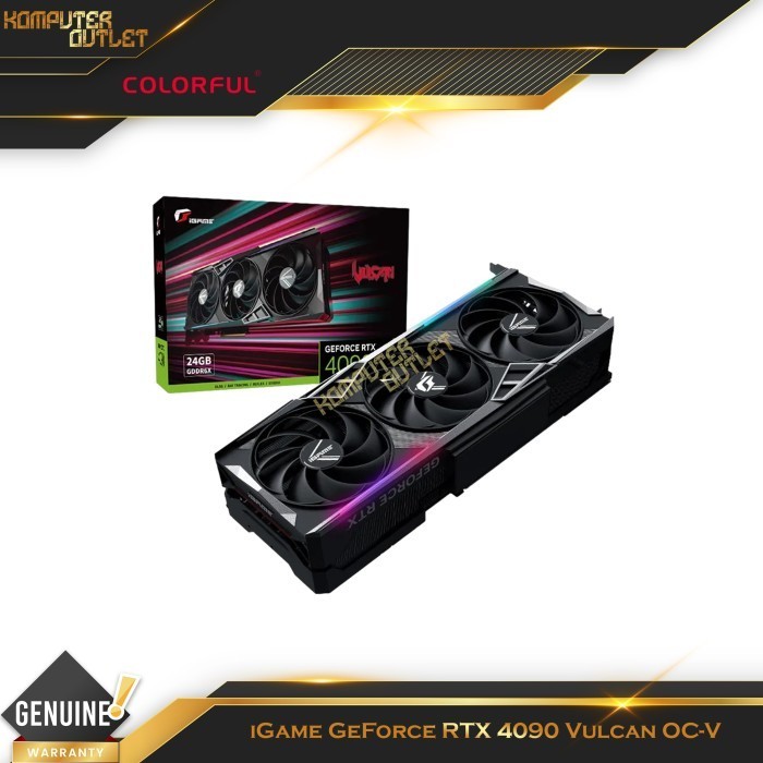 Jual Colorful iGame RTX4090 Vulcan Oc-v 24Gb nvidia GeForce 24 Gb Vga ...