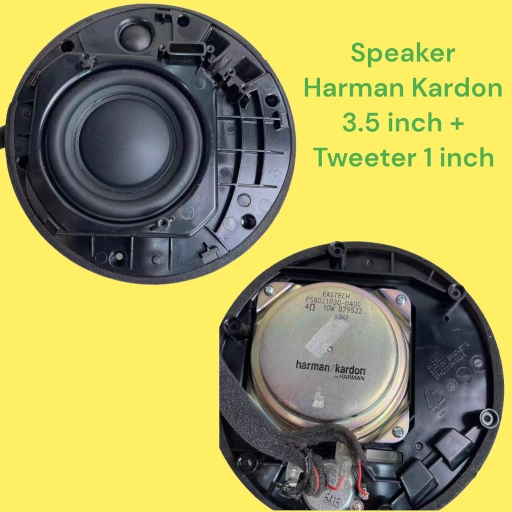 Jual Komponen Speaker Woofer Dan Tweeter Harman Kardon 3,5 inch 1 Set ...
