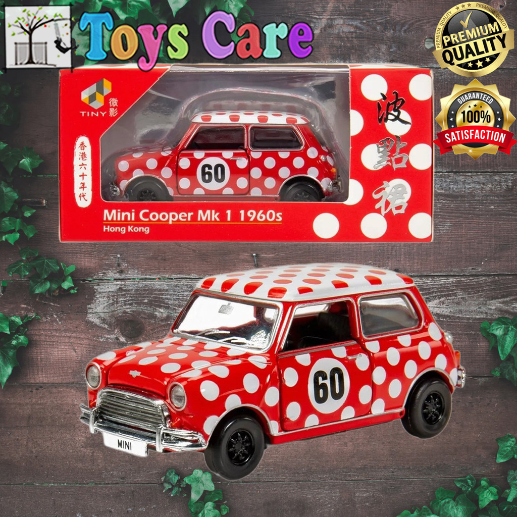 Jual TINY MINI COOPER MK 1 1960s DOT MERAH 60 - MK1 #60 MORRIS CLASSIC DIECAST MINISCALE PROMO ...