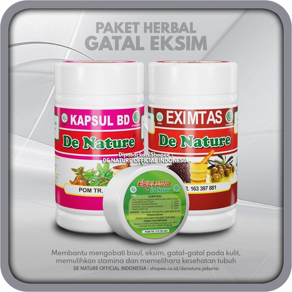 Jual [ Cilacap ] Paket Obat Herbal Gatal Eksim Exim (Kapsul BD ...