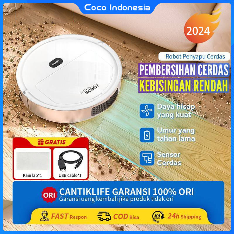 Jual Vacuum Robot Original / Vacum Cleaner robot / Penyedot debu ...