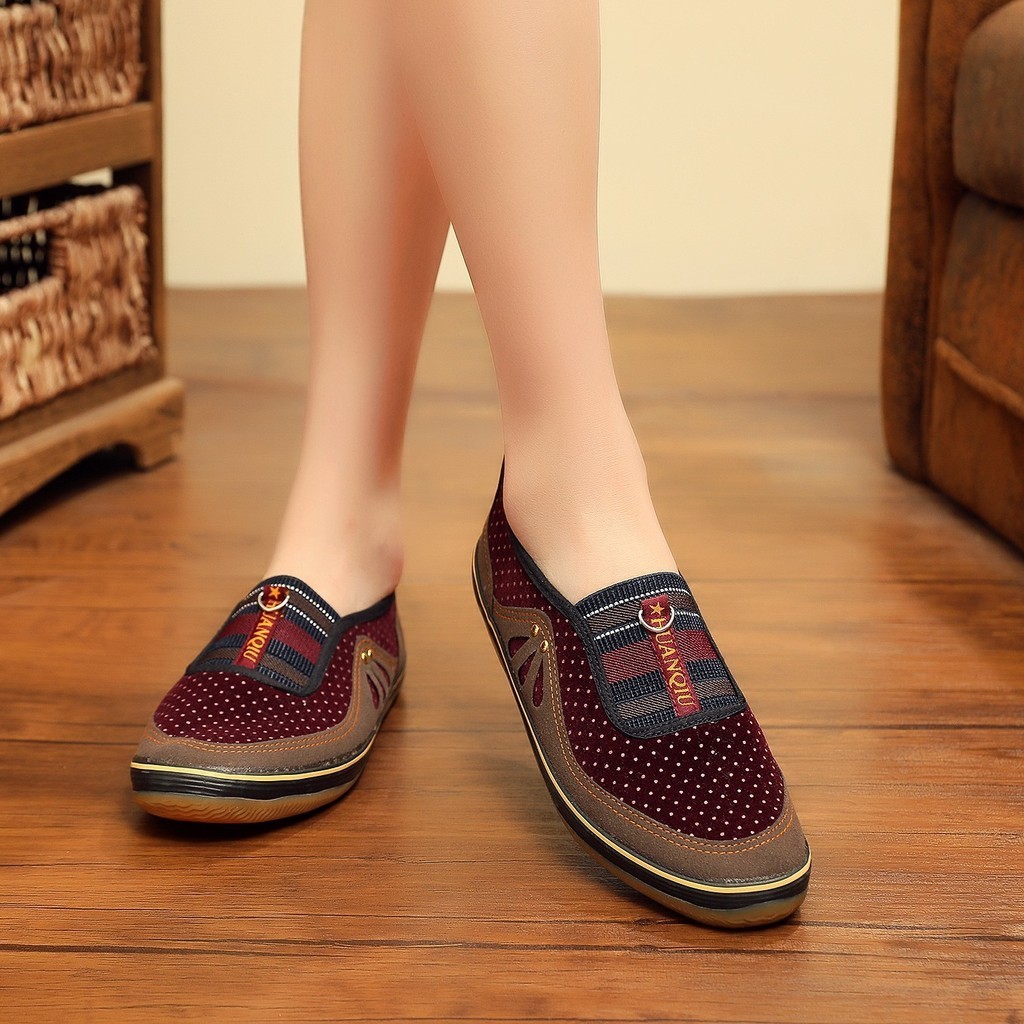 Jual Sepatu Kain Tradisional Beijing untuk Wanita Sepatu Kain Dasar ...