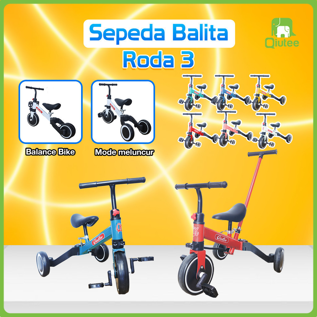 Jual [POPULER] Sepeda Anak Keseimbangan Balance Bike 3 Roda Dorong ...