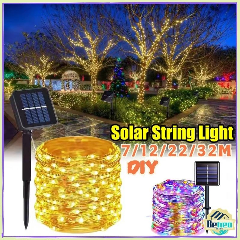Jual 300 LED Lampu Tenaga Surya Anti Air Solar Lampu Natal Lampu LED ...