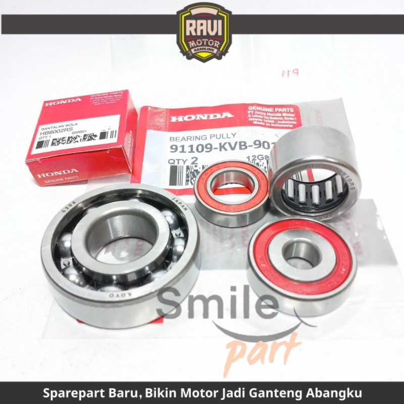 Jual PAKET BEARING AS PULLY GARDAN 6002 BAK CVT LAHAR 6204 BAMBU PULY ...