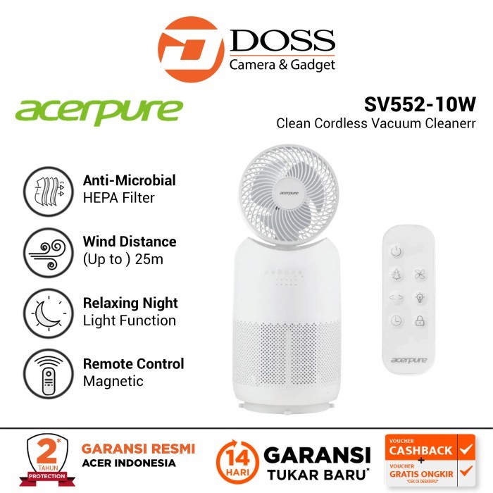 Jual ACERPURE Cool 3IN1 Air Purifier and Circulator AC333-10W 35M2 ...