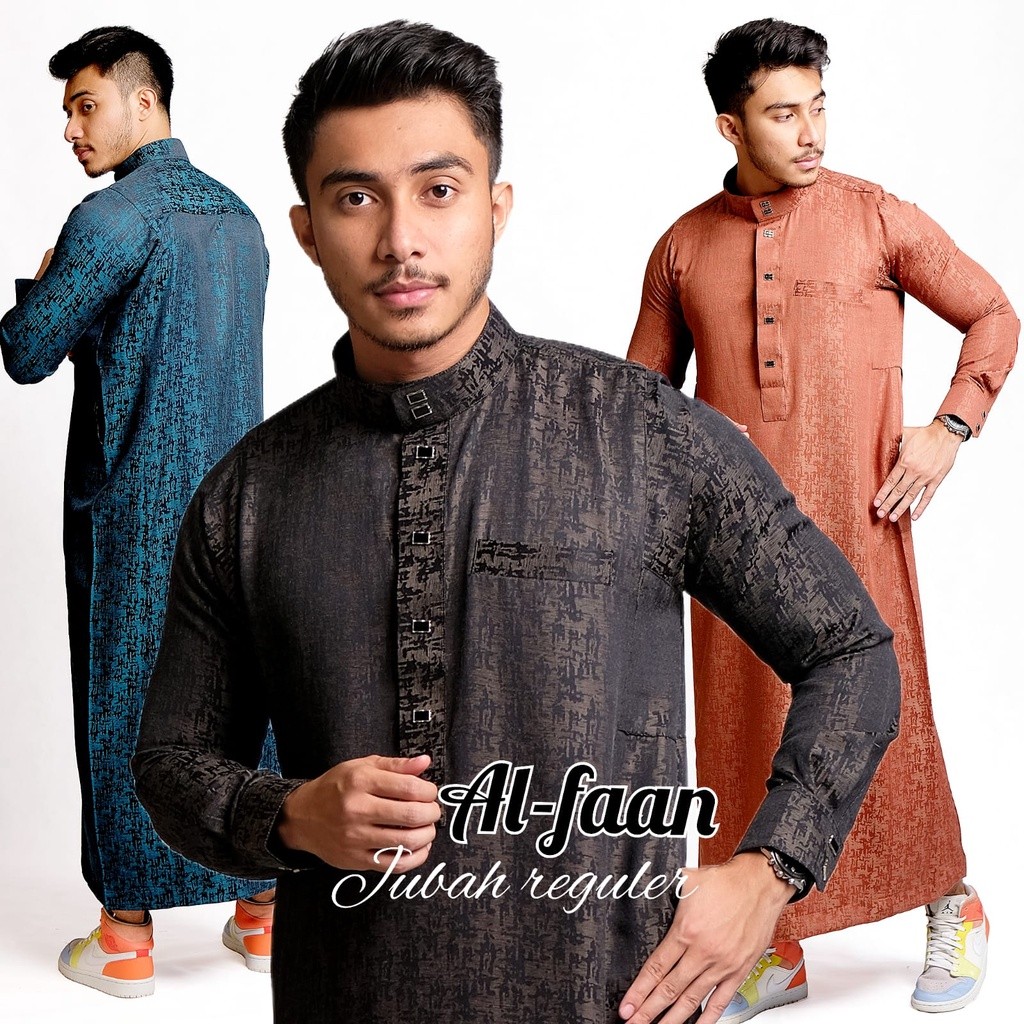 Jual Jubah Gamis Pria Reguler motif jaguar gamis jubah muslim pria ...