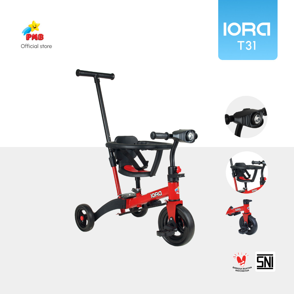 Jual Sepeda Anak Sepeda Roda Tiga Iora T31 – PMB Toys T-31 T32 T30 T20 | Shopee Indonesia