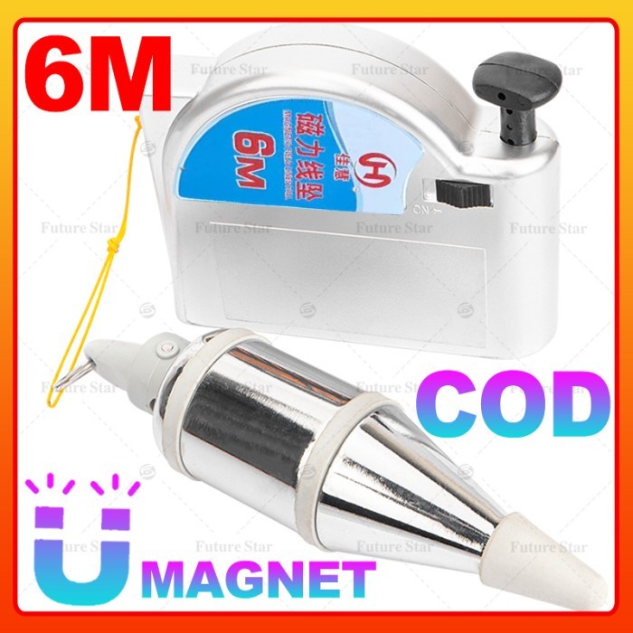 Jual Alat Plumbing / lot Benang Magnet / Magnetic Wire Drop 6M 3 Meter ...