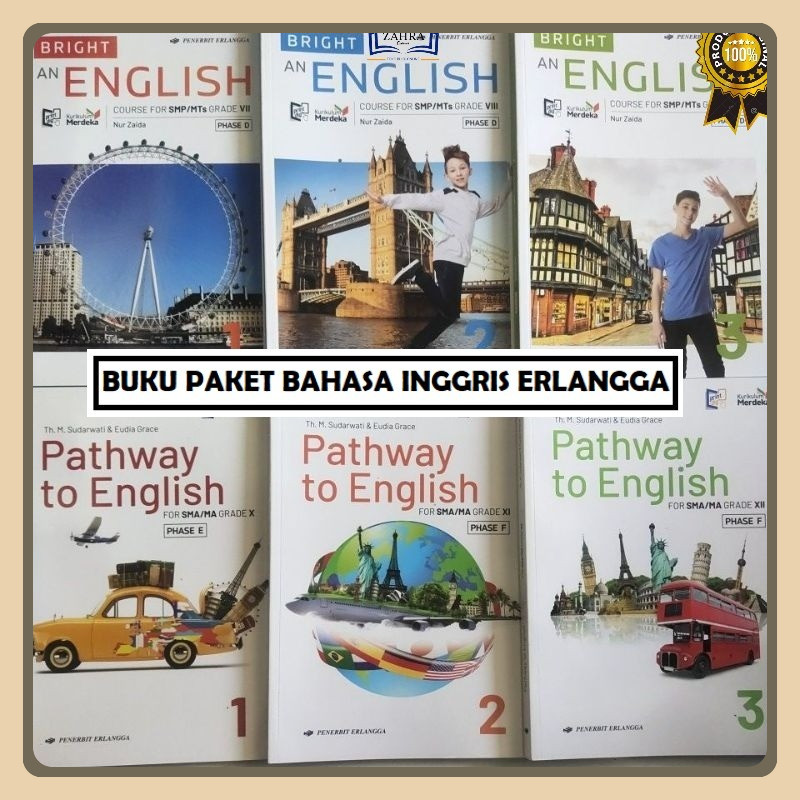 Jual [ERL-BING] BUKU PAKET BAHASA INGGRIS ERLANGGA SMP & SMA KUR ...