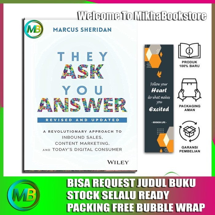 Jual They Ask, You Answer By Marcus Sheridan ( English ) | Shopee Indonesia