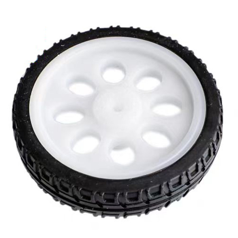 Jual DIY wheel robot tire TT motor robot smart car platform cart ...