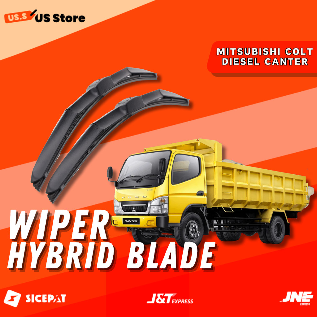 Jual Wiper Tipe Hybrid Blade Mitsubishi Truk Colt Diesel Canter ...