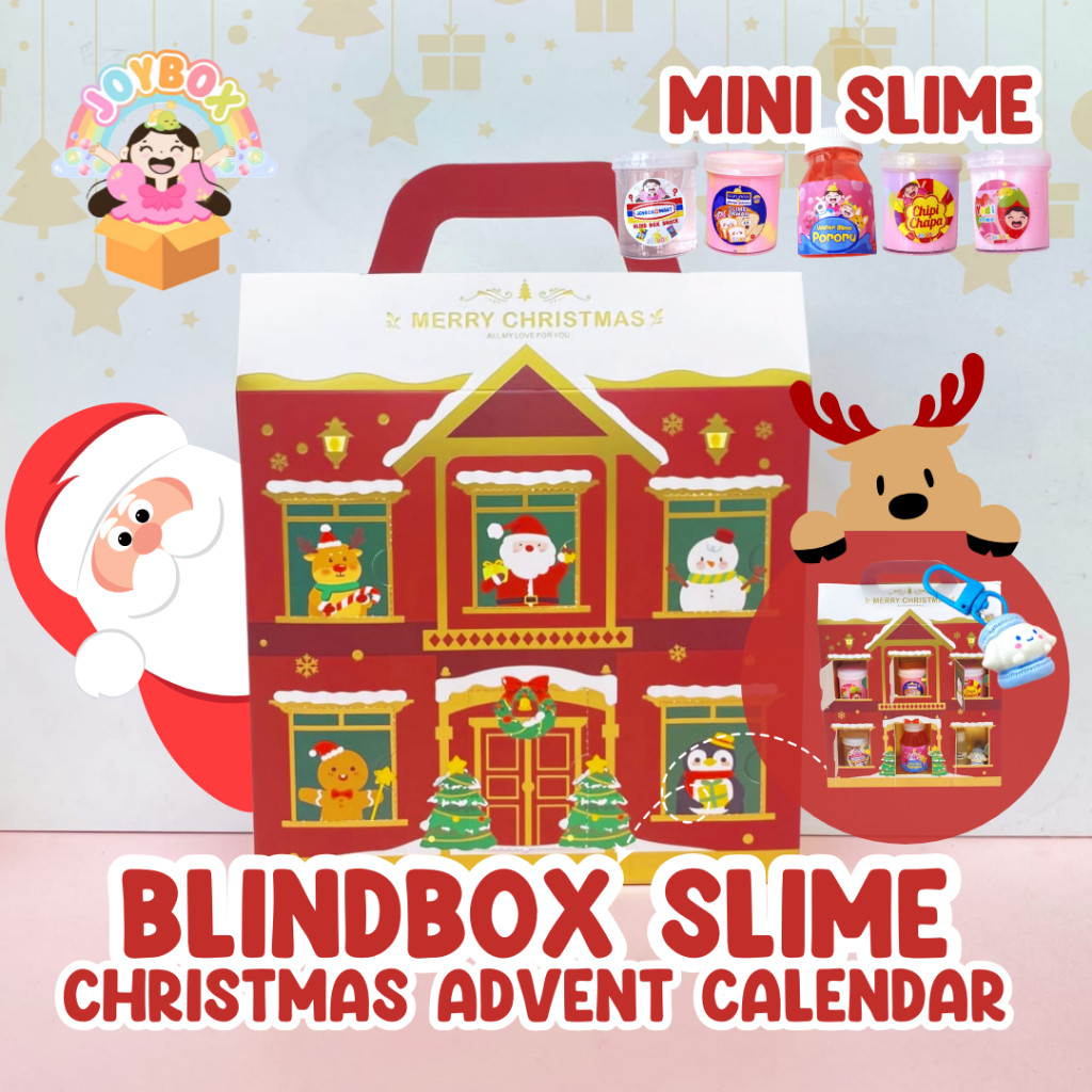 Jual BLINDBOX SLIME CHRISTMAS ADVENT CALENDAR BY JOYBOX | Shopee Indonesia