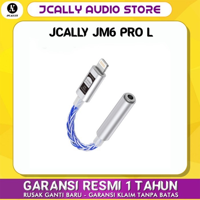 Jual JCALLY JM6 PROL JM6 PRO L CX31993 DAC Lightning to 3.5mm Adapter | Shopee Indonesia