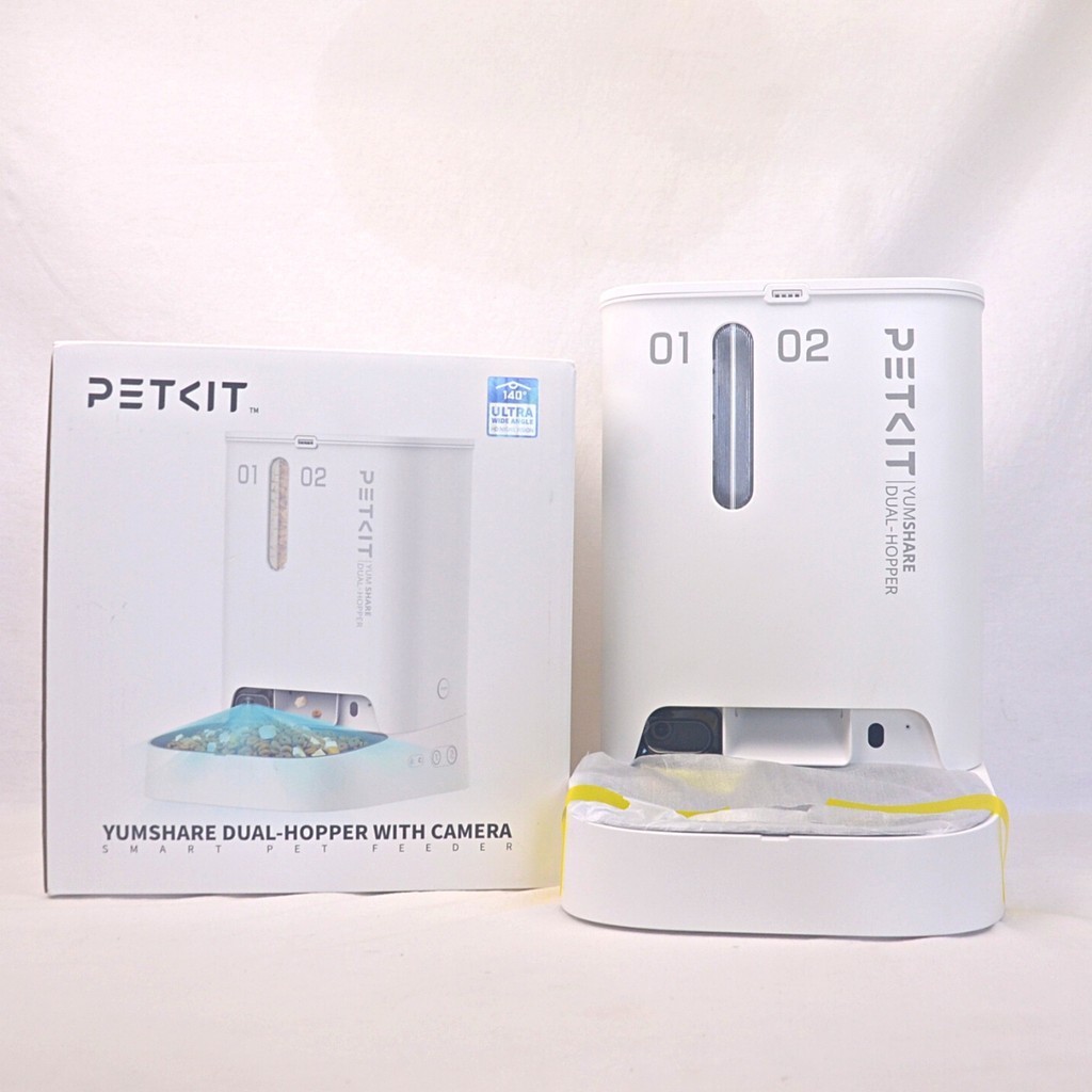 Jual PETKIT Tempat Makan Yumshare Dual Hopper With Camera Smart Feeder ...