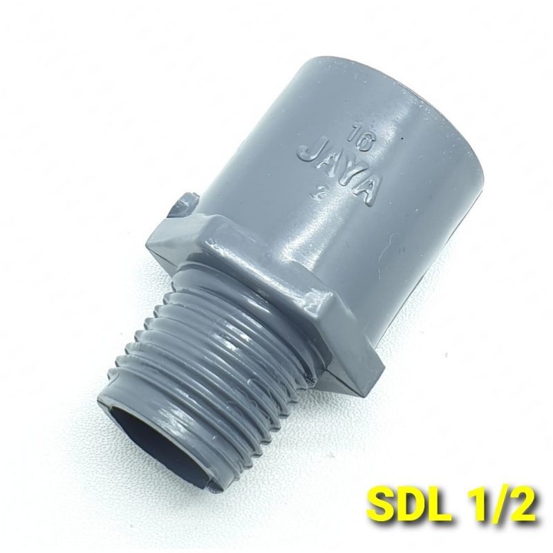 Jual Sok Drat Luar SDL 1/2 Inch Fitting Pipa PVC | Shopee Indonesia
