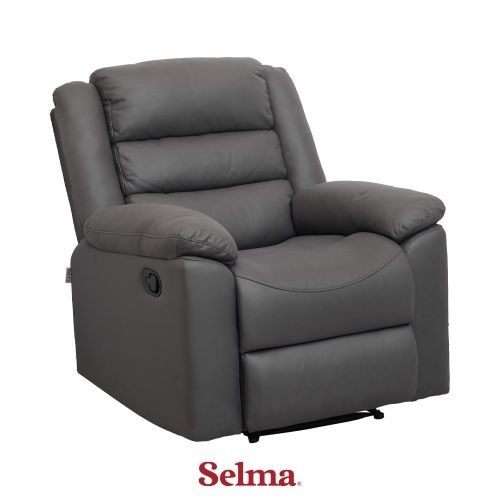 Jual Selma Lexus Sofa Recliner Fabric 1 Seater - Abu-Abu Tua | Shopee ...