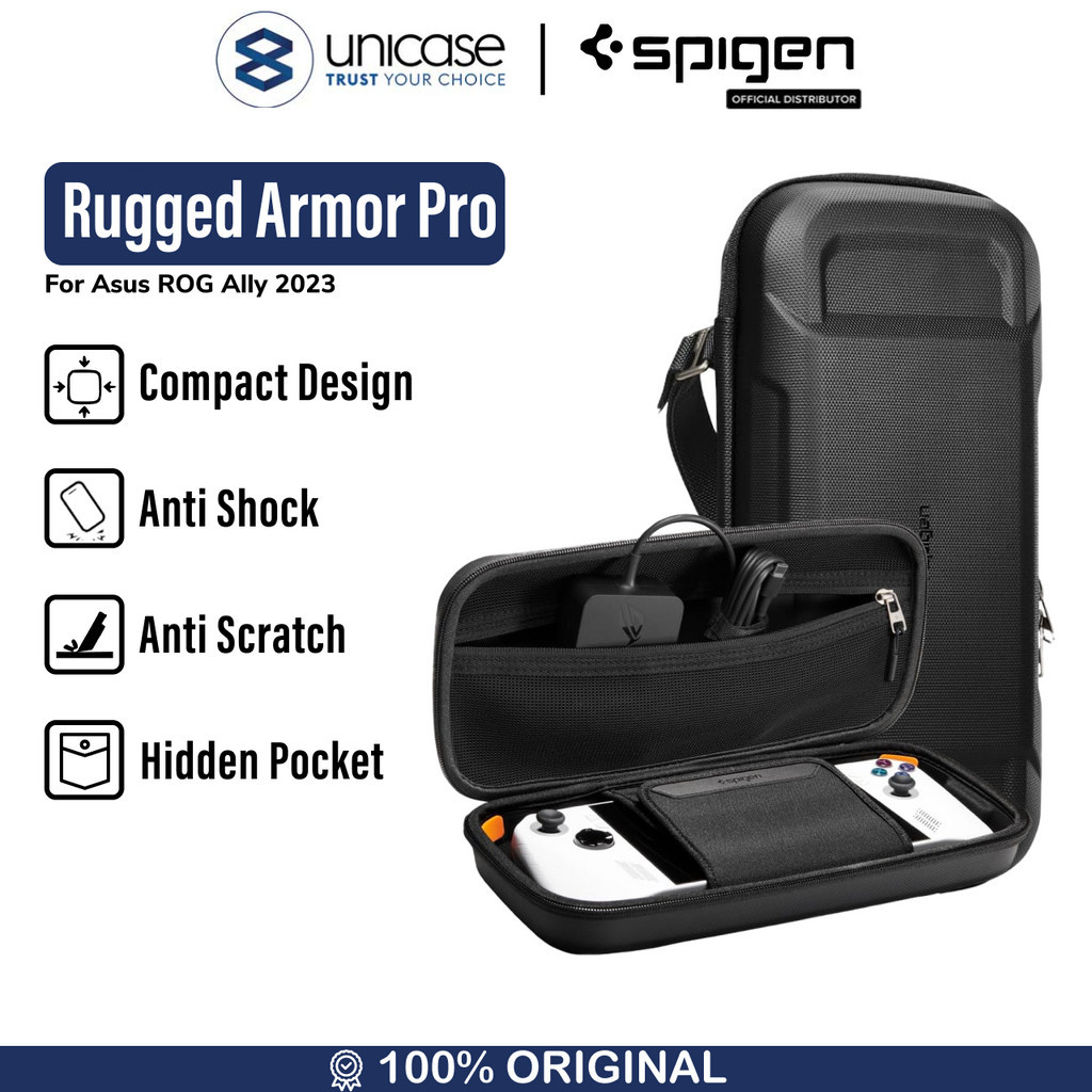 Jual Case Pouch Asus ROG Ally 2023 Spigen Rugged Armor Pro Travel Sleeve | Shopee Indonesia
