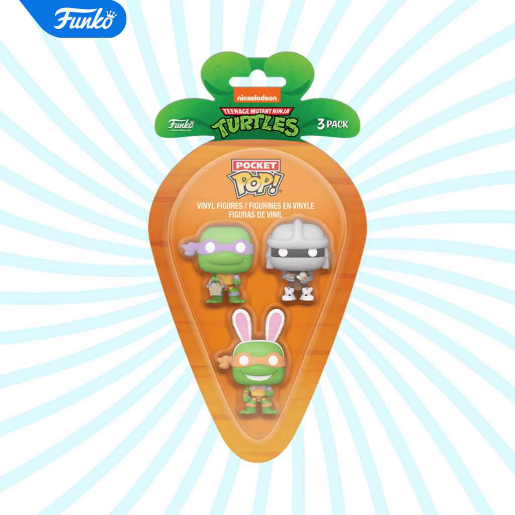 Jual Funko Carrot Pocket POP! TMNT - Donatello, Shredder & Michelangelo ...