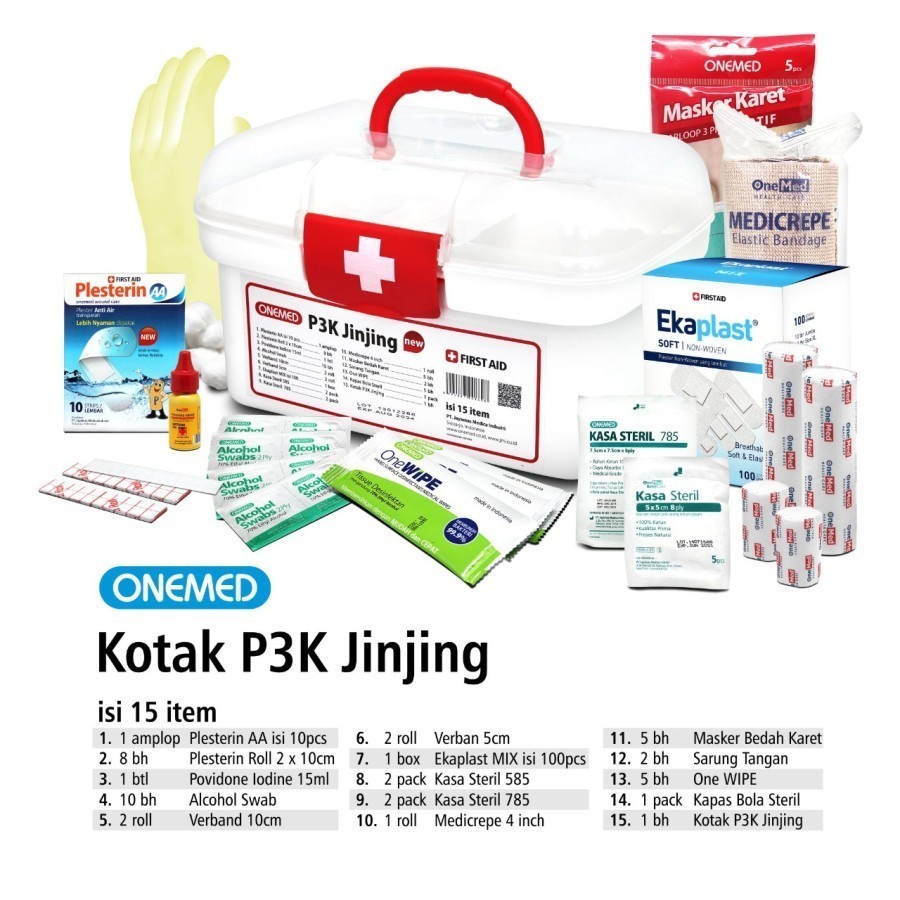 Jual Kotak P3K Jinjing + Isi / Kotak P3K Emergency | Shopee Indonesia