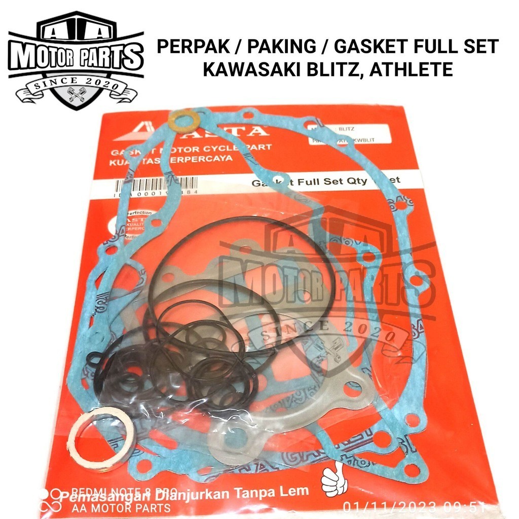 Jual PERPAK PAKING GASKET FULL SET BLITZ 110 BLITZ 125 BLITZ JOY ...