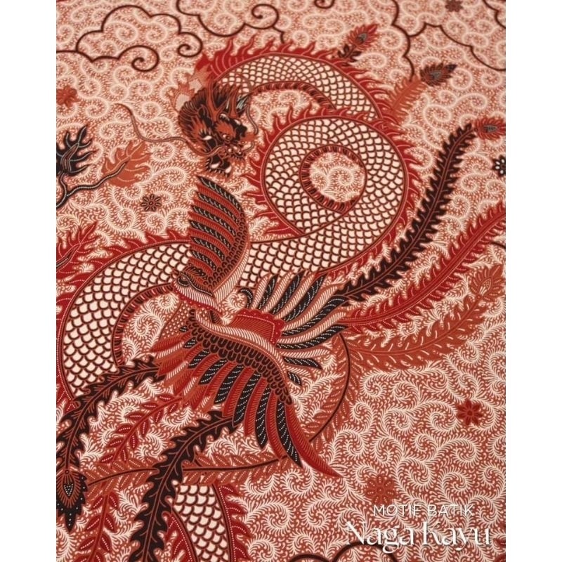 Jual Kain Batik Meteran Potongan Motif Naga Kayu | Shopee Indonesia
