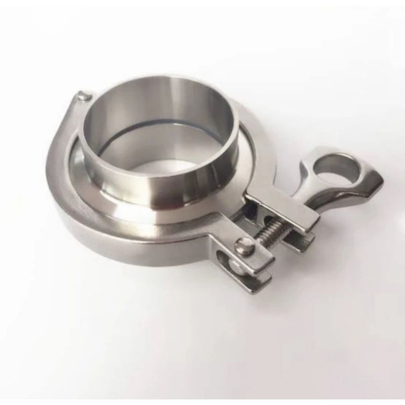 Jual clamp ferrule sanitary set 4" inch ss 316 food grade | Shopee ...