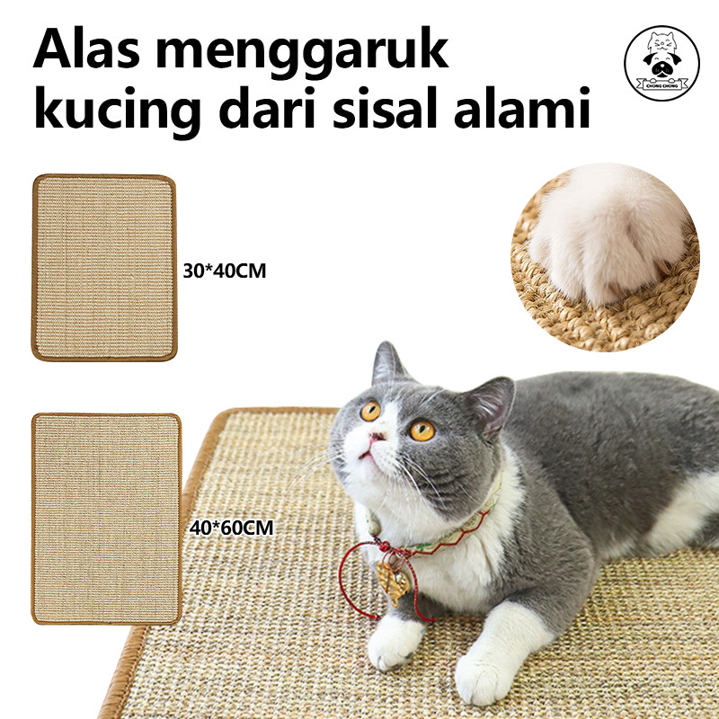 Jual ChongChong-Natural Sisal Cat Scratching Mat Cat Mat Board Garukan ...