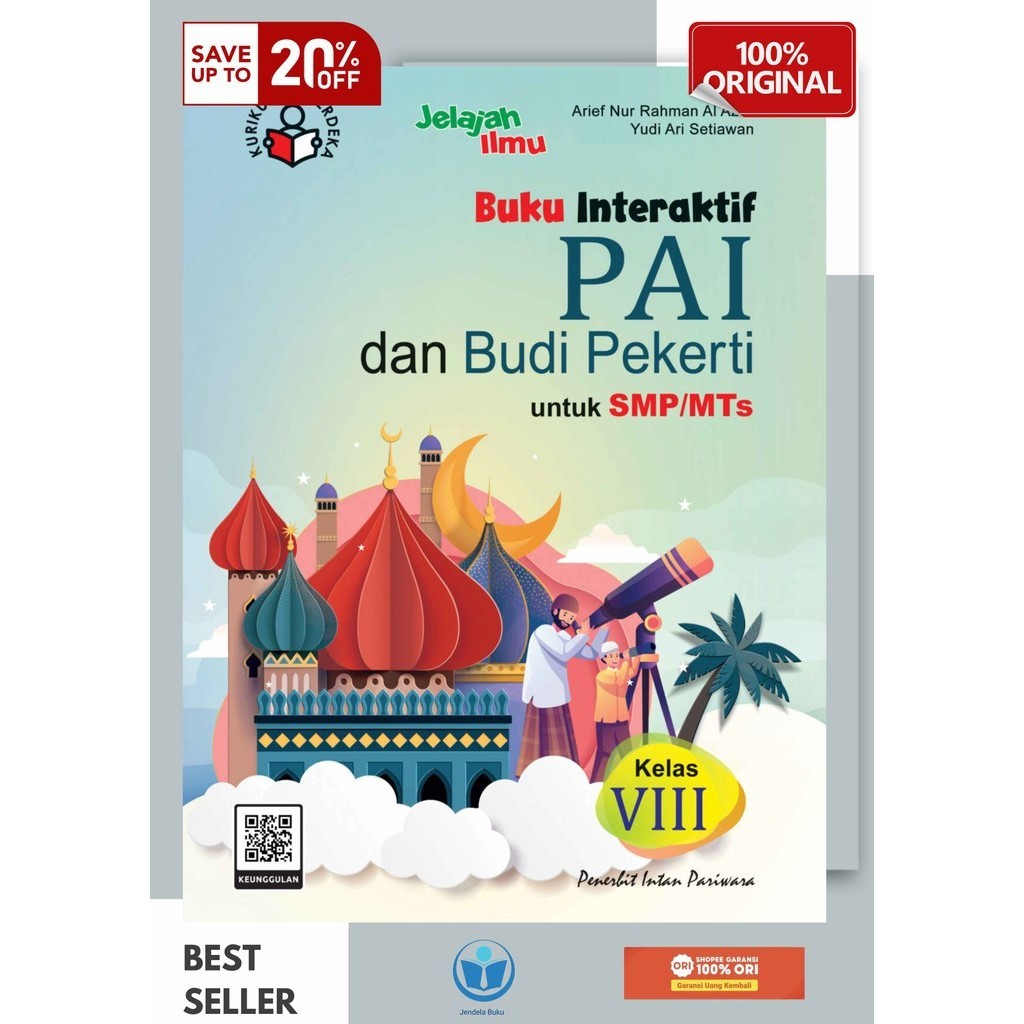 Jual Buku Paket Interaktif PAI SMP Kelas 8 Kurikulum Merdeka Intan pariwara Tahun 2024 | Shopee ...