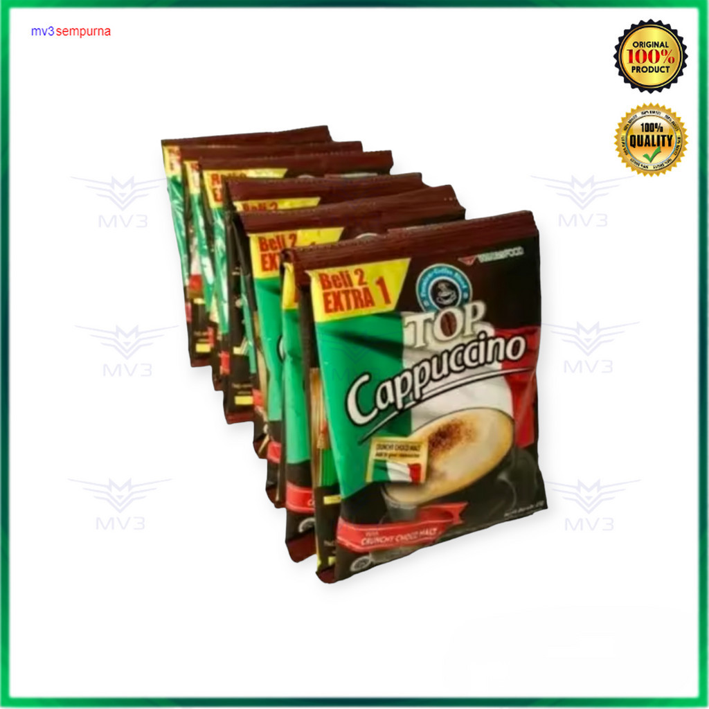 Jual TOP KOPI Cappucino 25gr Isi 15 Sachet | Shopee Indonesia