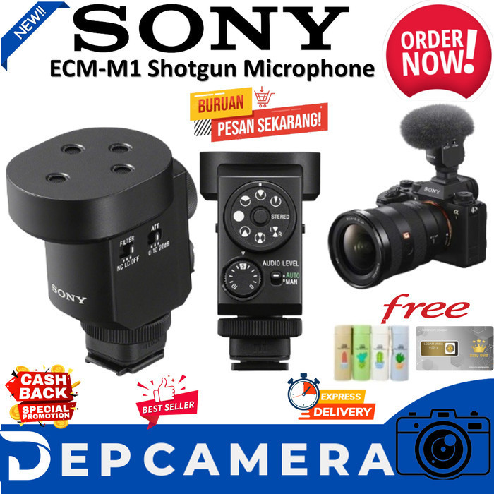 Jual Sony ecm-m1 shotgun microphone sony ecm m1 mic mikrofon kamera | Shopee Indonesia