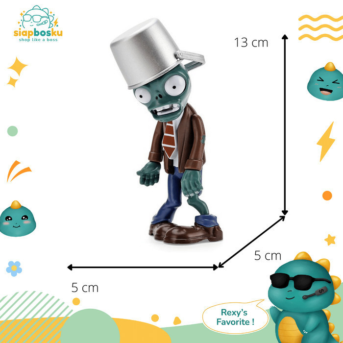 Jual LT1556-Stok Terbatas- MAINAN ANAK PLANTS VS ZOMBIES ACTION FIGURE ...
