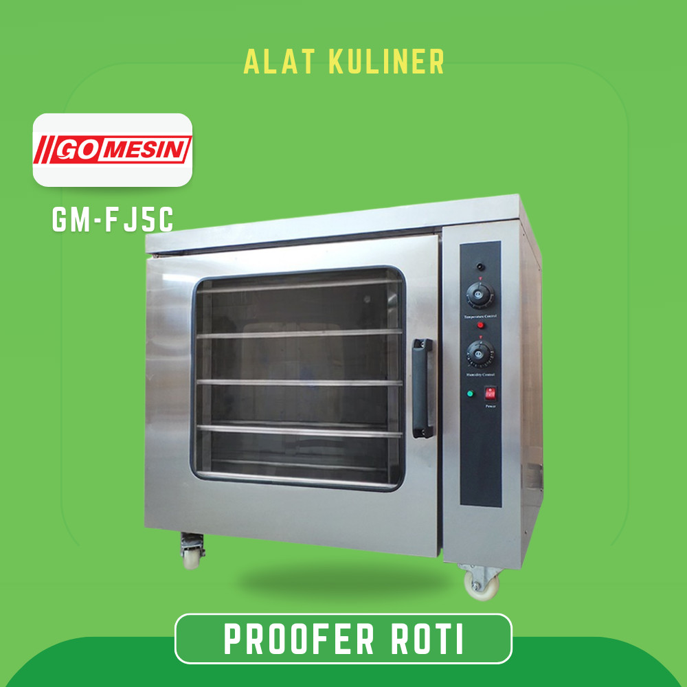 Jual Mesin Pengembang Adonan Roti Gomesin GM-FJ5 Proofer Roti 5 Tray ...