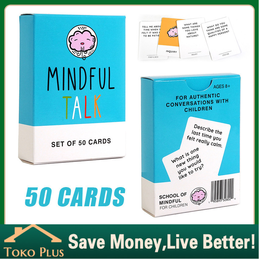 Jual Kartu Game Cards Mindful Talk Board Games Card Game Fun Game ...