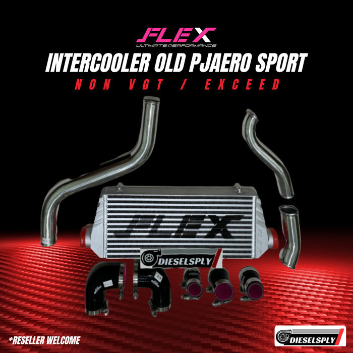 Jual FLEX Intercooler Old Pajero Sport Exceed Dakar 4d56 VGT NON VGT ...