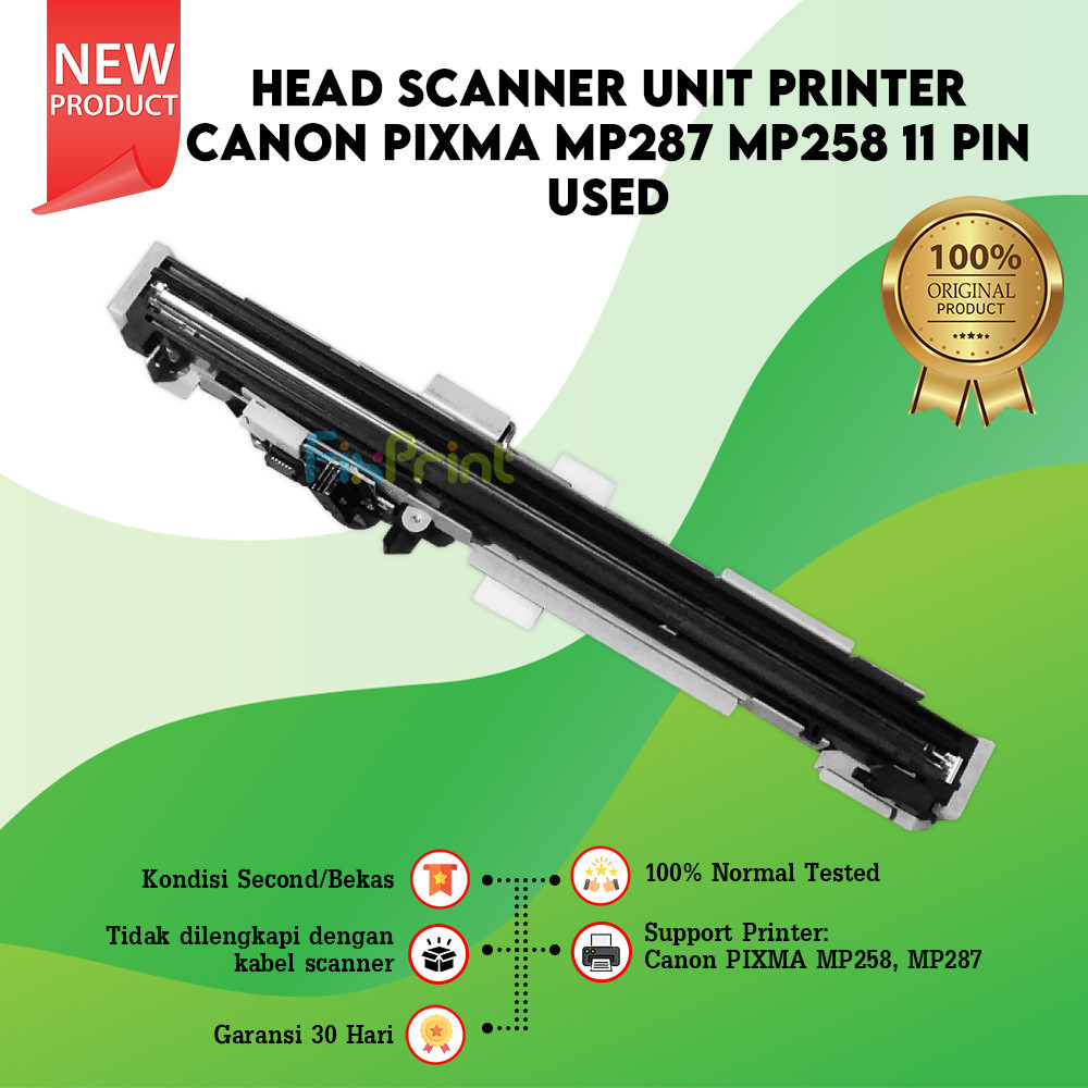 Jual Scanner Head Printer Canon MP258 MP287 Lampu Scan MP287 Tanpa ...