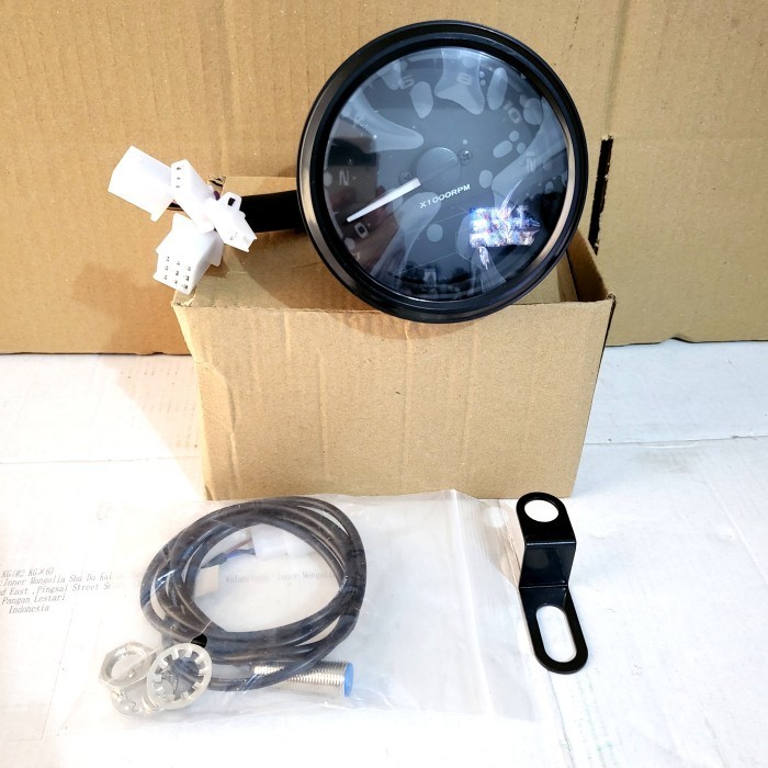 Jual SPIDO SPEEDO METER SPEEDOMETER MOTOR BABON LED DIGITAL PLUS SENSOR ...