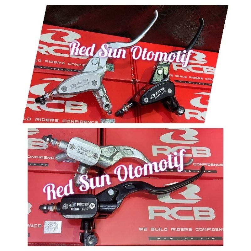 Jual Master Rem Brake pump Kanan RCB E2 Oval E3 Kotak 14 mm SILVER ...