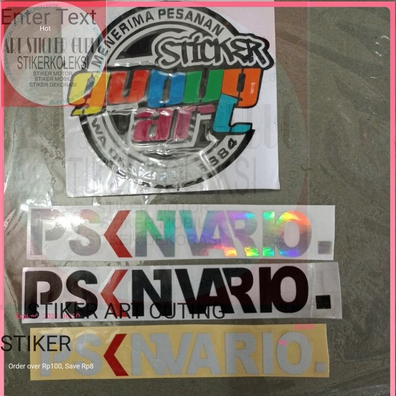 Jual Sticker Cutting Pskn vario#psknvario#cocok untuk aksesori | Shopee ...