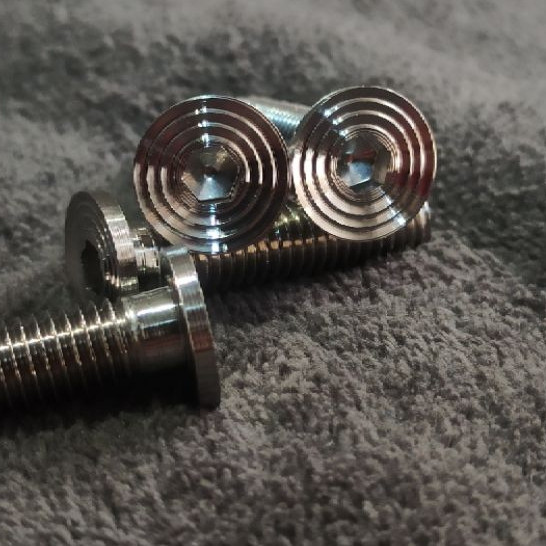 Jual baut 12,baut m8 stainless custom handmade slim/datar Custom Bubut Handmade | Shopee Indonesia