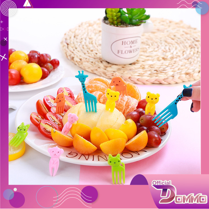 Jual DOMMO - H5815 Garpu Bento Karakter Lucu 10Pcs / Tusukan Buah Kue ...
