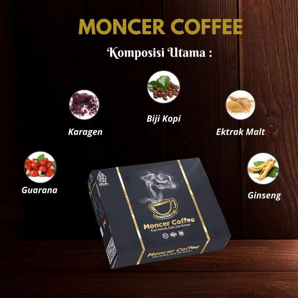 Jual KoopiMoceer Coffee 1 Box Original terbaik Kopi Stamina Pria Kuat Tahan Lama 1 Box 8 Sachet ...