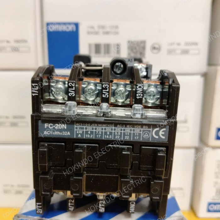 Jual KONTAKTOR PANASONIC FC-20N 48V / CONTACTOR PANASONIC FC20N-3P+1A ...