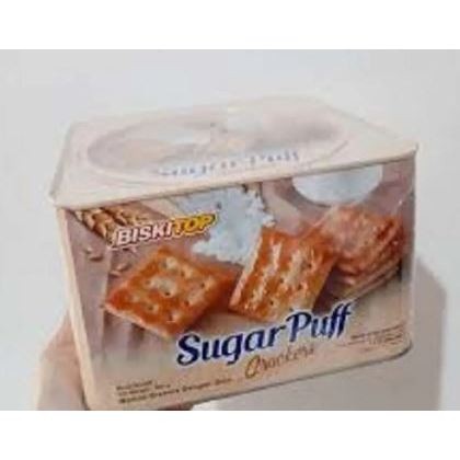 Jual Tbmo (Pcs) Biskitop Sugar Puff Crakers Kaleng 350Gr / Jajan ...