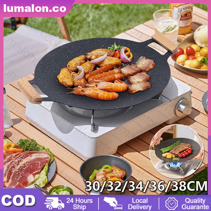 Jual Lumalon 30cm/32cm/34cm/36cm/38cm Grill Pan BBQ Tempat Alat Pemanggang / Tempat Pemanggang ...