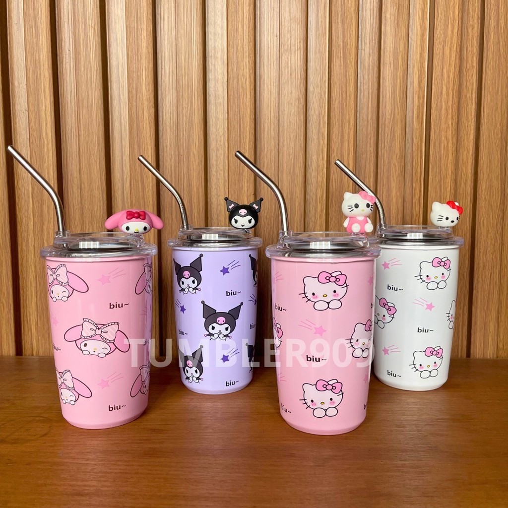 Jual Vacuum Cup Botol Minum Stainless Steel Sanrio 450ML Botol Minum Anak Karakter Cinnamoroll ...