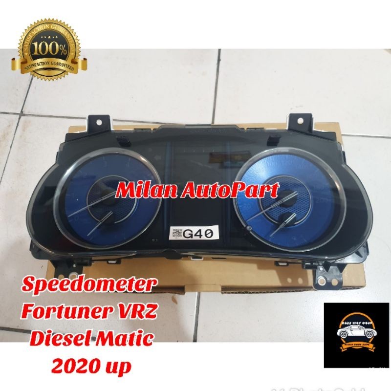 Jual Speedometer New Fortuner VRZ 2020 2021 2022up diesel matic 83800 ...