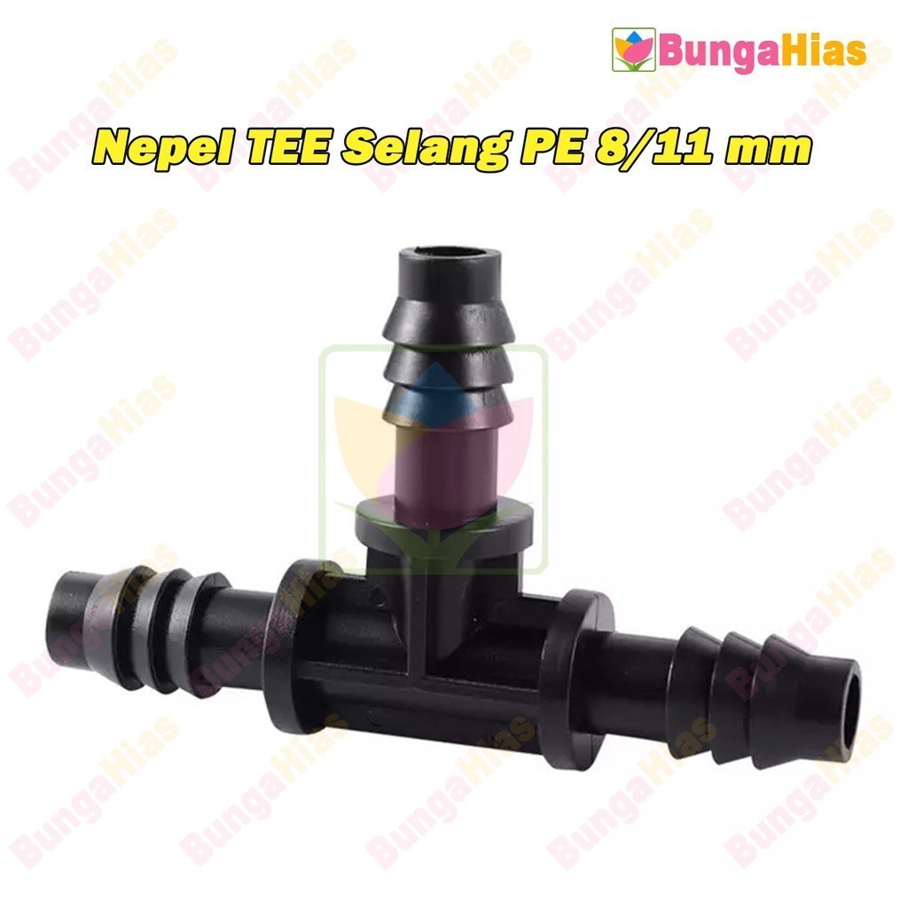 Jual Konektor Tee Selang PE 8 x 11 mm ( 5/16 ) Nepel Sambungan ...